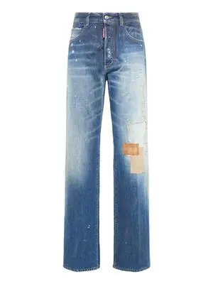 Dsquared2 Medium Sand Wash San Diego Jeans - Blue