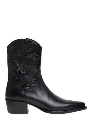 Dsquared2 City Nights Cowboy Boots - Black