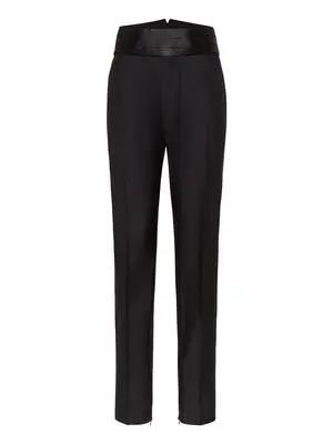 Dsquared2 Tailored Silk-wool Evening Pants - Black