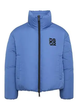 Dsquared2 Dsq2 Ball Nylon Puffer Jacket - Silver