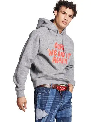 Dsquared2 Cool Raglan Hoodie - Grey