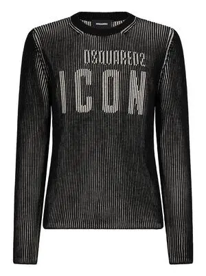 Dsquared2 Icon Knit Pullover - Black