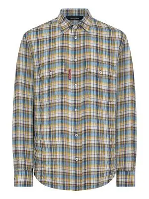 Dsquared2 Canadian Vintage Linen Shirt - Fantasy
