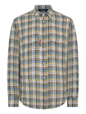 Dsquared2 Canadian Vintage Linen Shirt - Fantasy