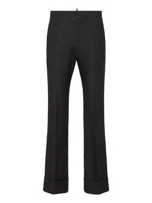 Dsquared2 Tony Long Flare Trousers - Black