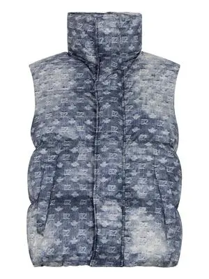 Dsquared2 Monogram Down Vest - Black