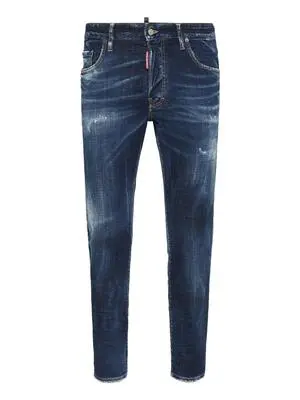 Dsquared2 Dark Wash Skater Jeans - Blue