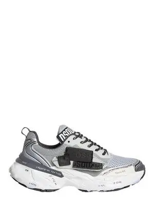 Dsquared2 Fast Runner Sneakers - Silver