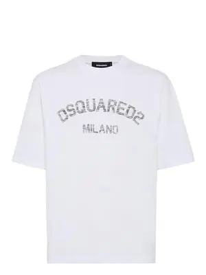 Dsquared2 Loose Fit Milano Graphic T-shirt - Black