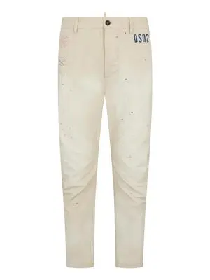 Dsquared2 Stamps" Chino Pants - Blue