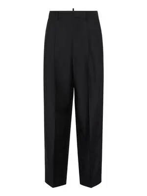Dsquared2 Two Pleats Tuxedo Pant - Black