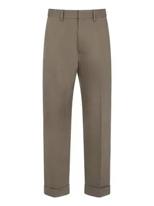 Dsquared2 Monkey Business Military Straight Trousers - Beige