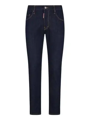 Dsquared2 Dark Rinse Wash Skater Jeans - Blue