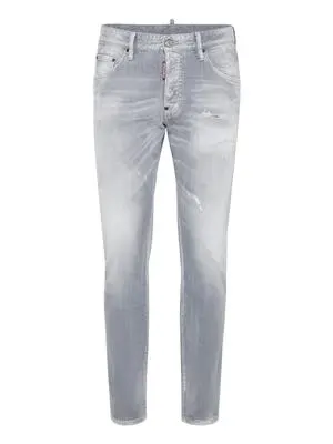 Dsquared2 Brushed Wash Skater Jeans - Grey