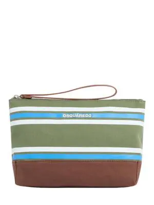 Dsquared2 Striped Canvas Pouch - Multicolor