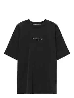 Alexander Wang Logo Print Short-sleeve T-shirt - Black