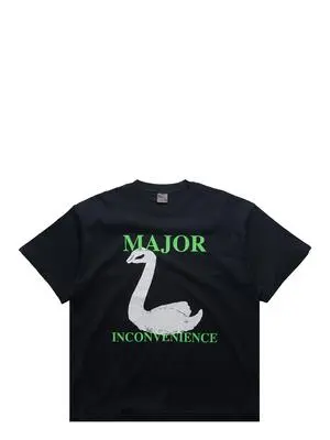 PLEASURES Major" Graphic T-shirt - Black