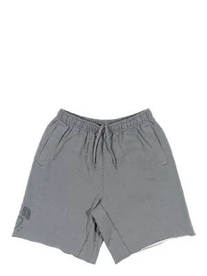 Nike Fleece Shorts With Drawstring Waist - Grey