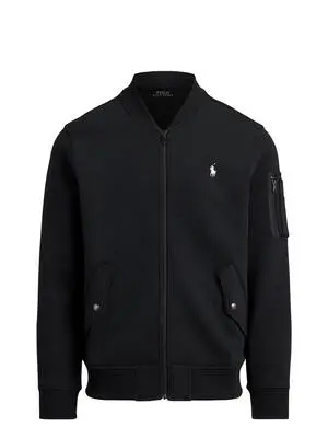 Polo Ralph Lauren Zip-up Hoodie With Embroidered Logo - Black