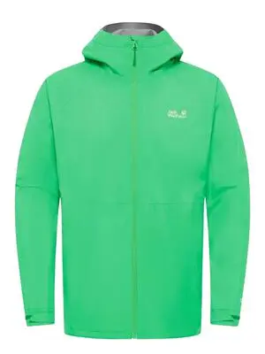JACK WOLFSKIN Lightweight Zip-up Hooded Jacket - Green