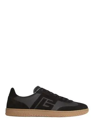 BALMAIN PARIS Low Top Lace Up Sneakers - Black