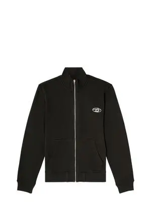 DIESEL® S-ginn-zip-iod Sweatshirt - Black