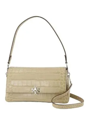Tory Burch Charlie Small Shoulder Bag - Brown