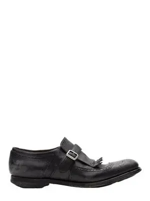 CHURCH`S Church's Monk Strap Leather Shoes With Tassel Detail - Black