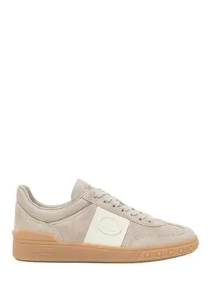 Valentino Garavani Sneakers With Contrasting Details - Gray
