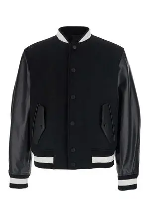 Givenchy Mix Material Blouson - Black