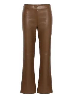 MAX MARA `S MAX MARA Cropped Leather Trousers
