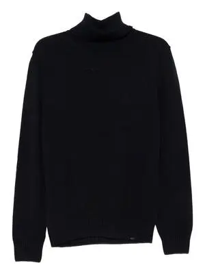 Paul & Shark Wool Turtleneck Sweater - Blue