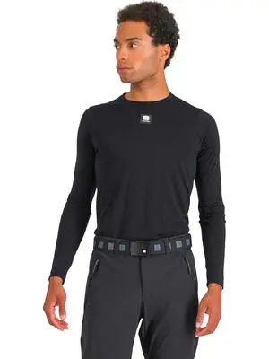 SPORTFUL Merino Wool Long Sleeve Performance Shirt - Black