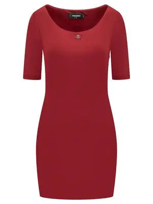 Dsquared2 Dress With Embellishment - Red