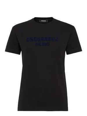 Dsquared2 Cotton Logo T-shirt - Black