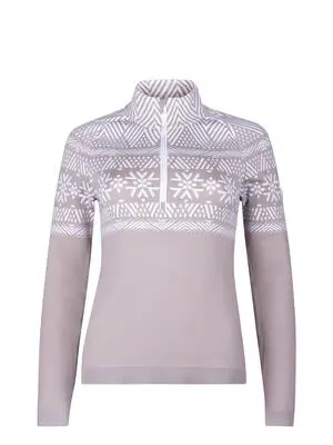 NEWLAND Cervinia Quarter Zip Sweater - Gray