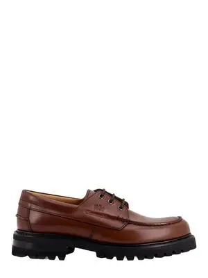 CHURCH`S Church's Pickering Leather Lace-up Loafers - Brown