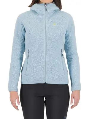 KARPOS Moiazza Retro' H W Fl Fleece Jacket With Hood - Blue