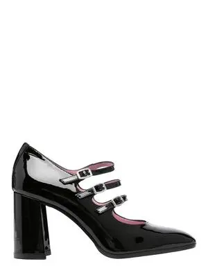 CAREL Patent Leather Mary Jane Pumps - Black