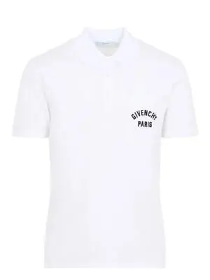 Givenchy Front Pocket Polo - White