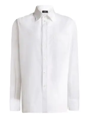 Etro Loose Fit Shirt With Back Print - Blue