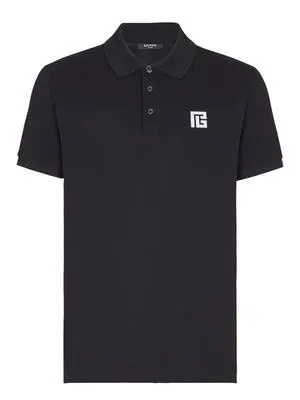 BALMAIN PARIS Classic Ss Polo Shirt - Black
