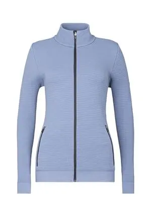 NEWLAND Senales Zip-up Ribbed Jacket - Gray