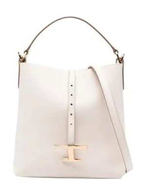 TOD`S Tod's T Timeless Bucket Bag - White