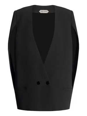 Alberta Ferretti Double Breasted Jacket - Black