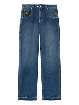 Isabel Marant Étoile Wide Leg Denim Trousers - Blue