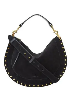 Isabel Marant Étoile Oskan Soft Zip Shoulder Bag - Black