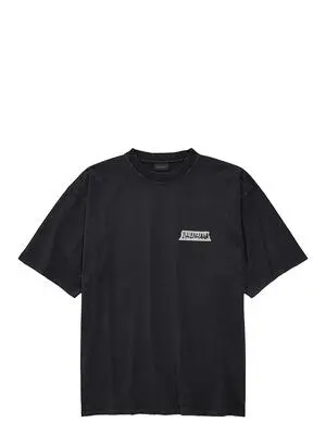 Balenciaga Medium Fit T-shirt - Black
