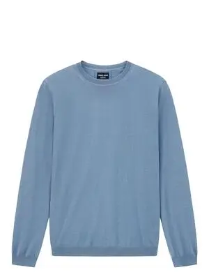 Giorgio Armani Crew Neck Sweater - Gray