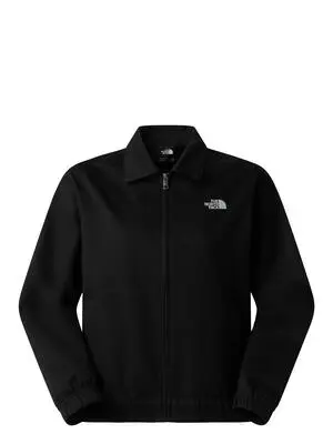 The North Face Twill Collared Zip-up Jacket - Black